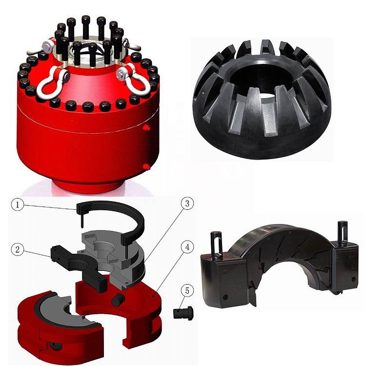 Élément d'emballage de la BOP annulaire API et emballage de la BOP ram